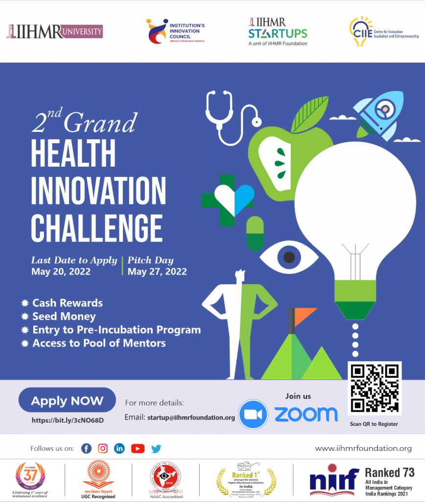 2nd Edition of Grand Health Innovation Challenge